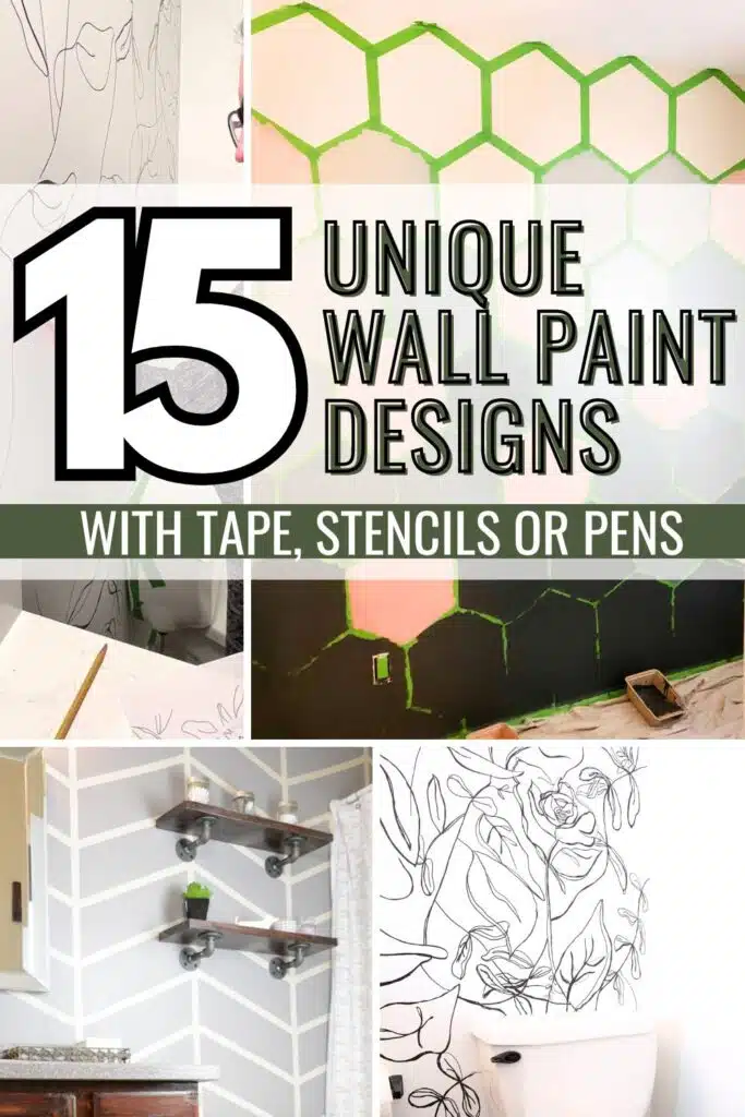 14+ Creative DIY Painted Patterns For Any Wall In Your Home - The DIY Nuts