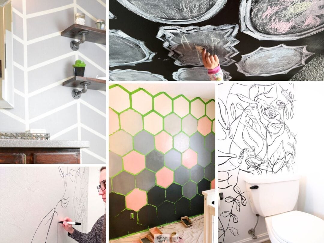 14+ Creative DIY Painted Patterns For Any Wall In Your Home - The DIY Nuts
