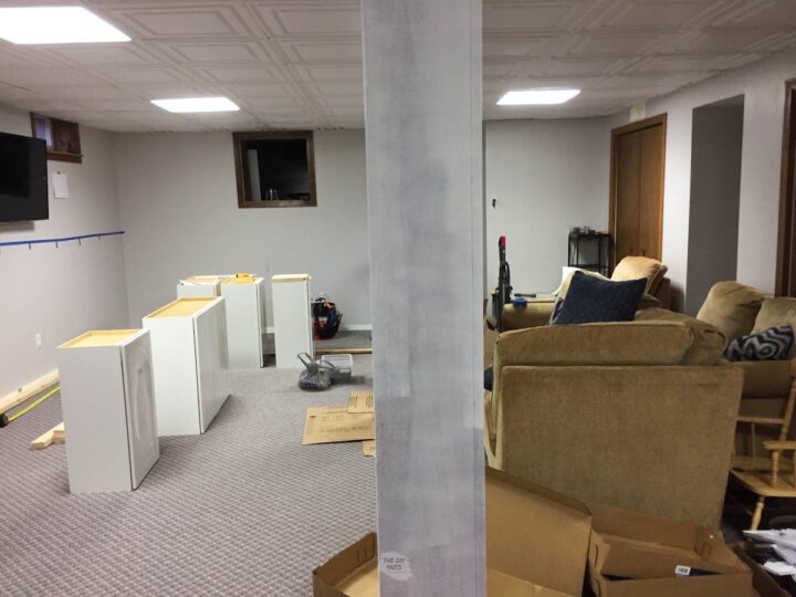 Easy DIY Budget Basement Makeover Ideas - The DIY Nuts