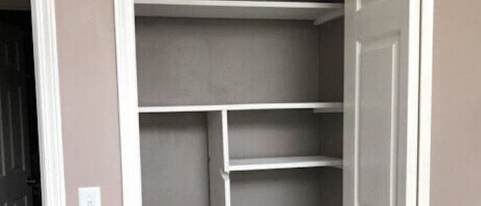 DIY Small Closet Shelving Idea: How to Build Easy Small Closet Shelves ...