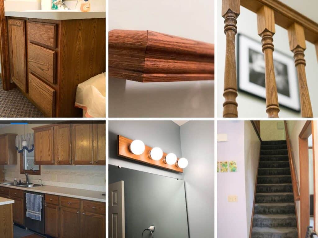 How To Work With The 90s Honey Oak In Your Home - The DIY Nuts