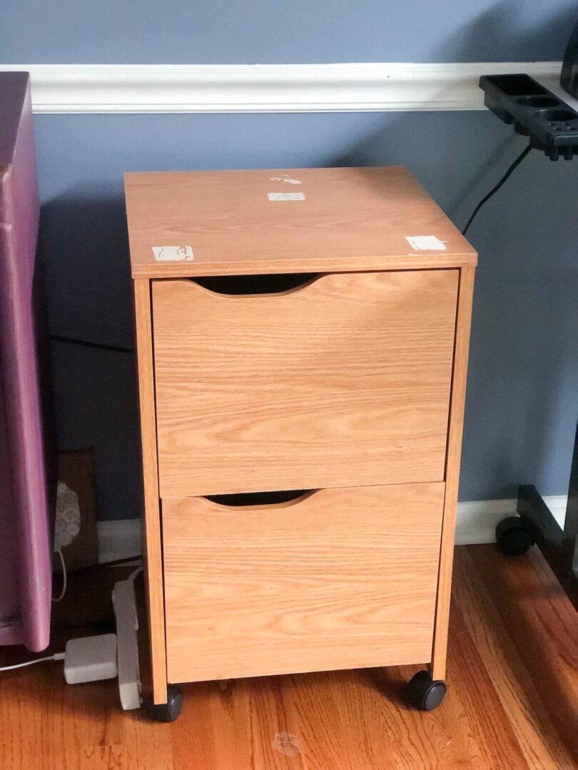 Easy DIY File Cabinet Makeover With Contact Paper - The DIY Nuts