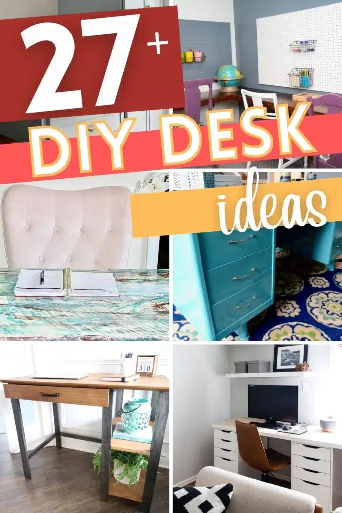 31 Modern DIY Desk Ideas You Can Build For Your Home Office - The DIY Nuts