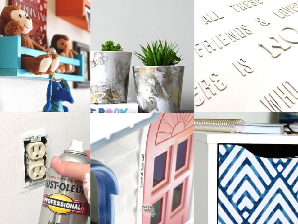 25+ Clever DIY Spray Paint Projects Anyone Can Do - The DIY Nuts