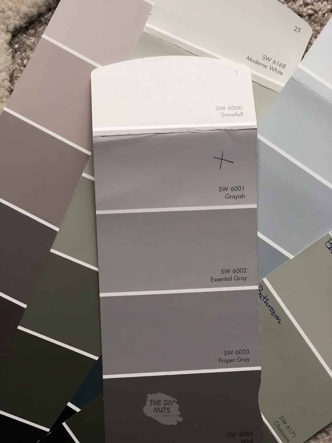 Sherwin Williams Grayish SW 6001 (A Cooler Gray Paint) - The DIY Nuts