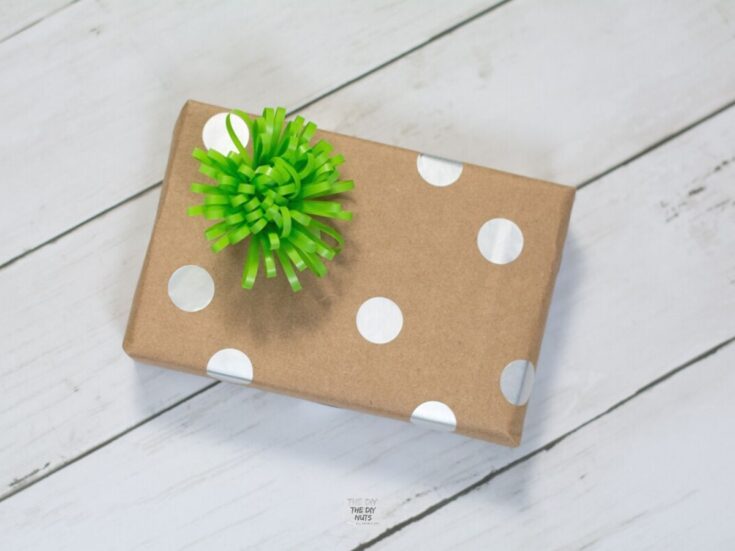 DIY Polka Dot Wrapping Paper - The DIY Nuts
