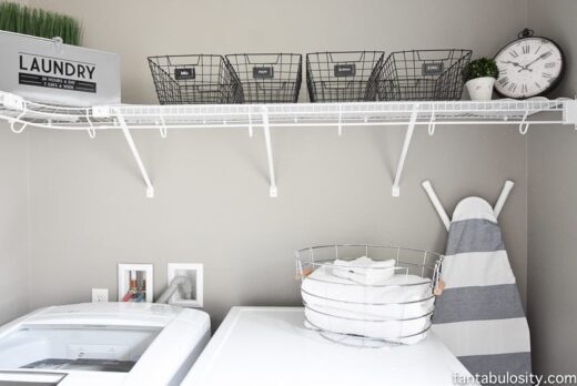 11 Unique DIY Laundry Room Shelves & Shelving Ideas - The DIY Nuts