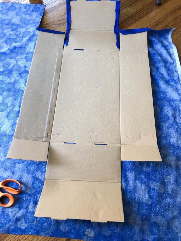 Easy DIY Cloth Storage Boxes From Old Cardboard Boxes - The DIY Nuts