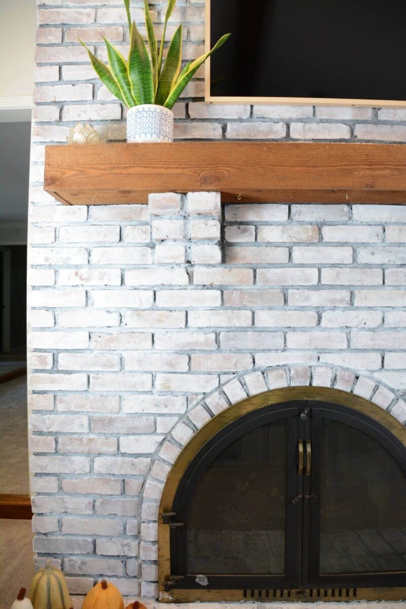 DIY Red Brick Fireplace Makeover Ideas - The DIY Nuts