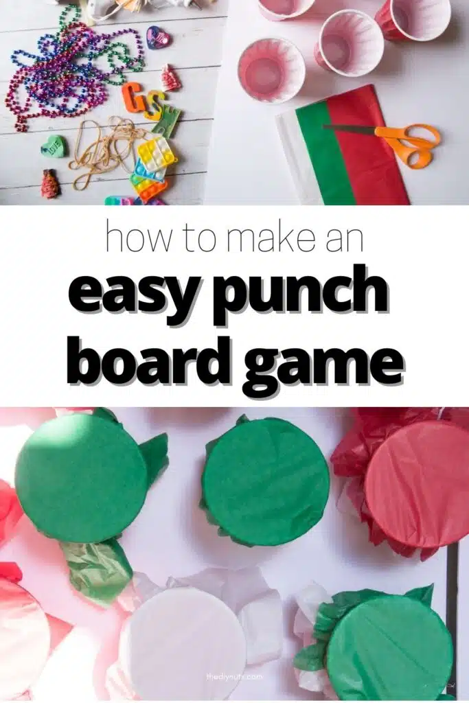 Prize Punch Board-Easy DIY Party Idea - The DIY Nuts