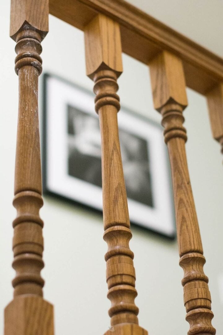 How To Easily (re)Paint Your Stair Handrail & Banister Black - The DIY Nuts