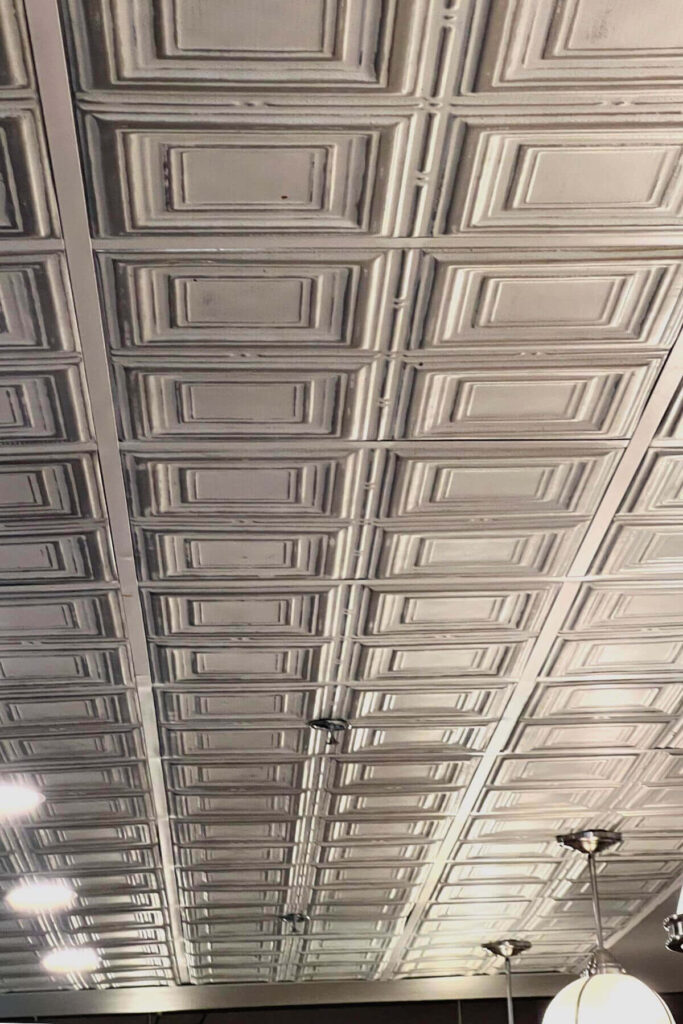 Modern Basement Drop Ceiling Tile Idea - The DIY Nuts