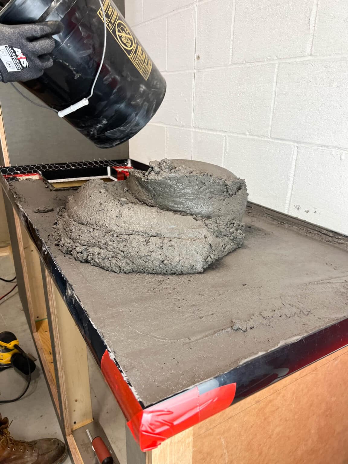 Pouring DIY Concrete Counters In Place (+ Learn From Our Mistakes ...
