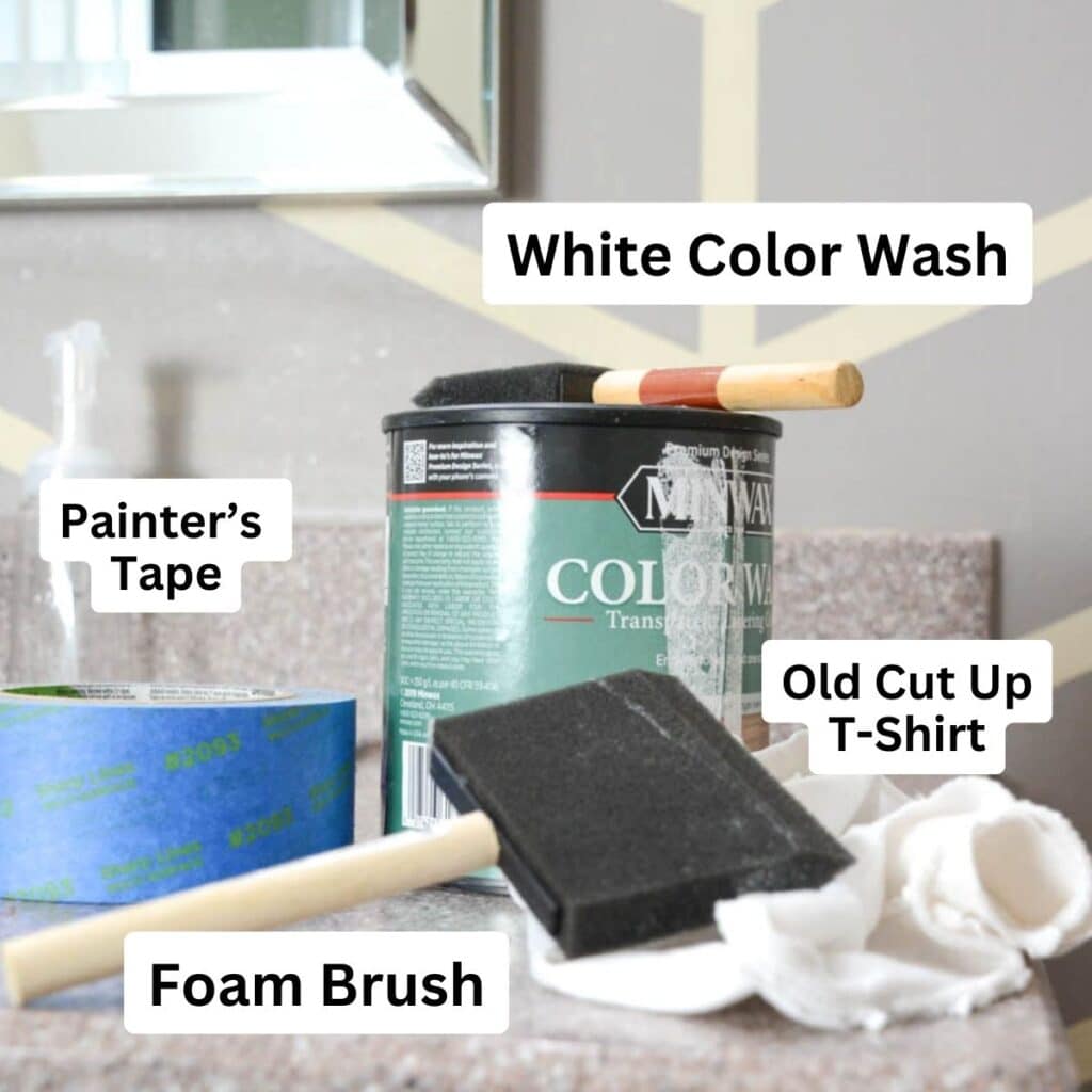 How To Whitewash Oak Cabinets For A Boho Chic Vanity Makeover - The DIY ...