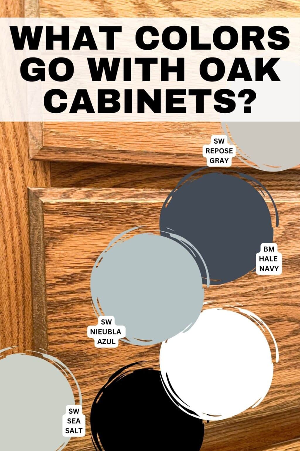 Color Schemes That Go With Oak Cabinets - The DIY Nuts