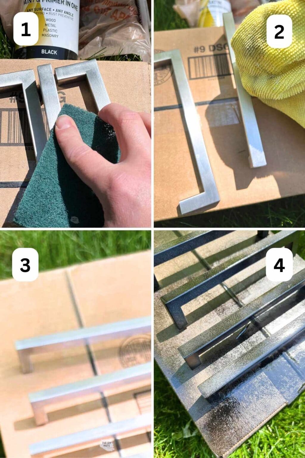 Painting Cabinet Hardware For An Easy Upgrade - The DIY Nuts